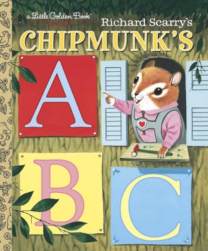 Richard Scarry's Chipmunk's ABC (Little Golden Book)｜mi:te[ミーテ]