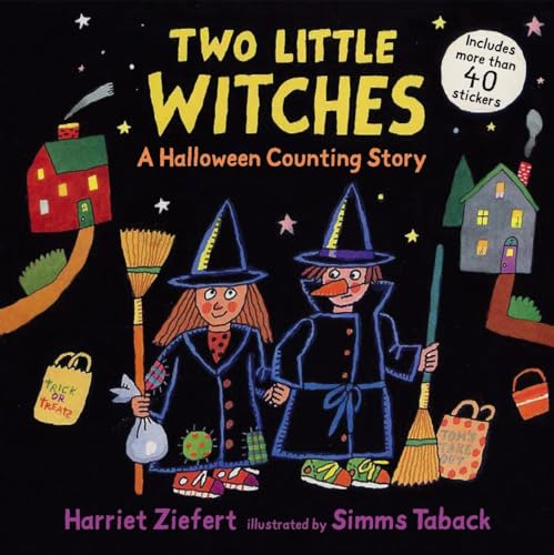 Two Little Witches: A Halloween Counting Story Sticker Book｜mi:te[ミーテ]