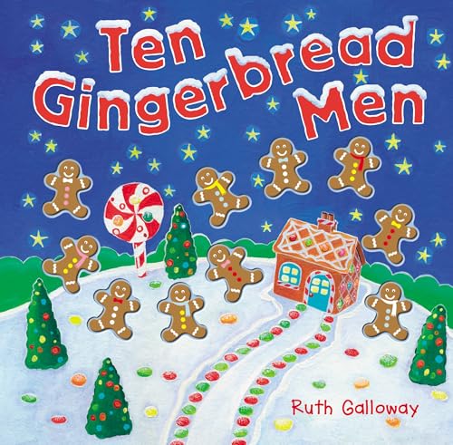 Ten Gingerbread Men (Moulded Counting Books)｜mi:te[ミーテ]