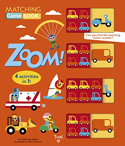 Zoom! Matching Game Book: 4 Activities in 1! (Matching Game Books, 2 ...